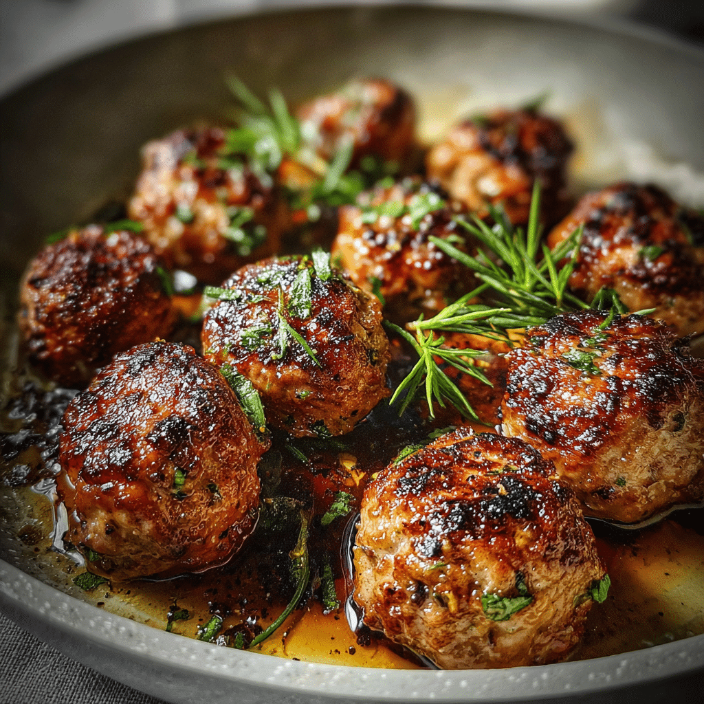 Fennel Pork Meatballs
