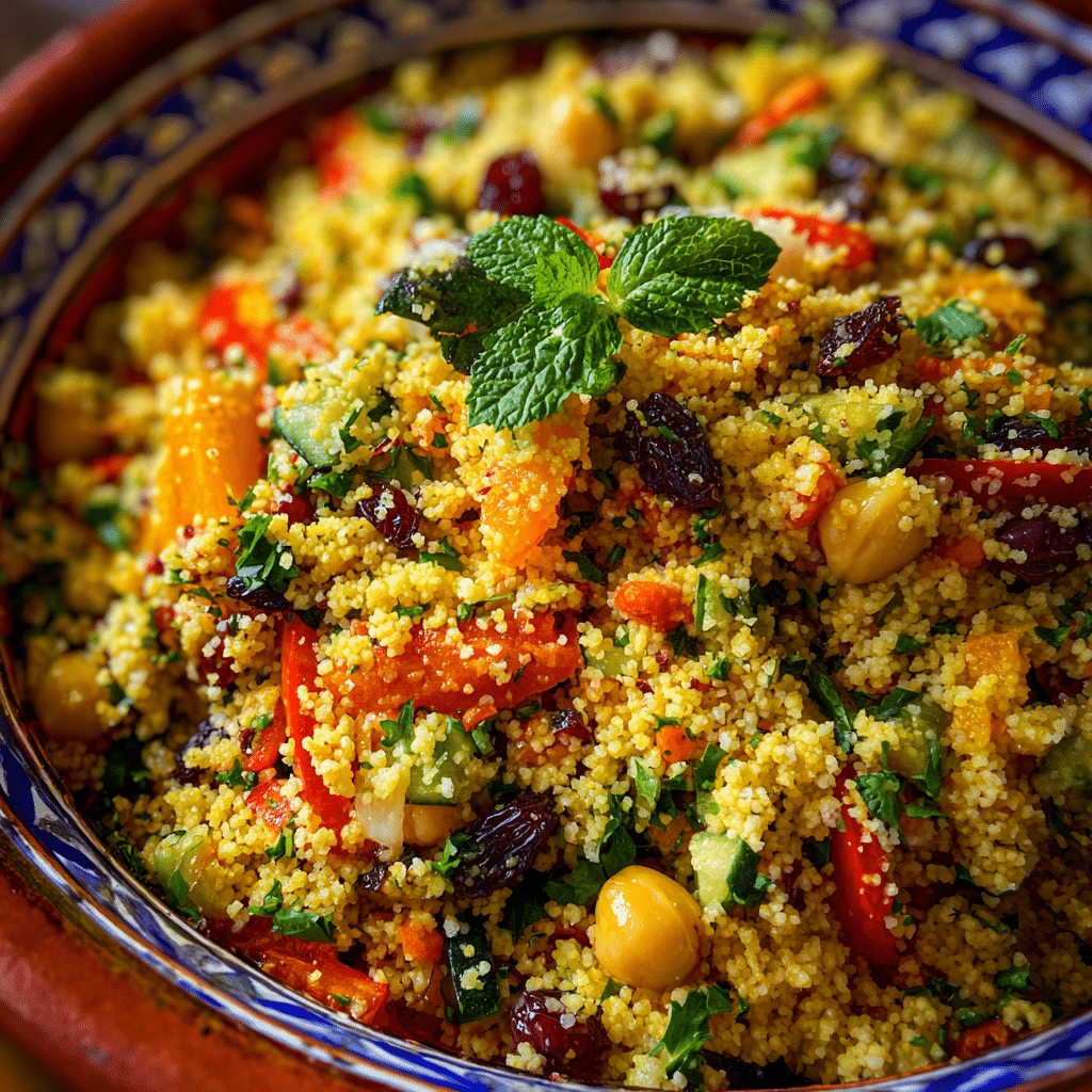 Moroccan Couscous Salad