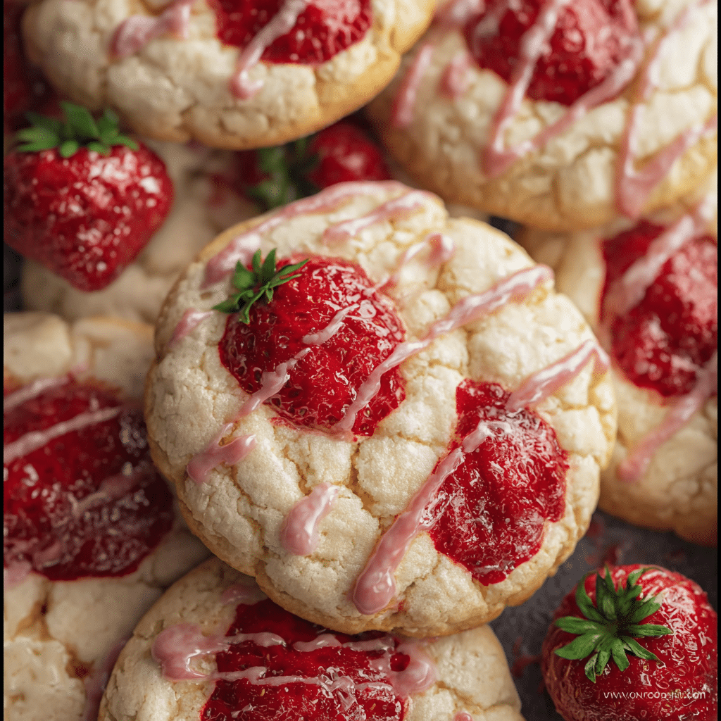 Strawberry Sugar Cookies